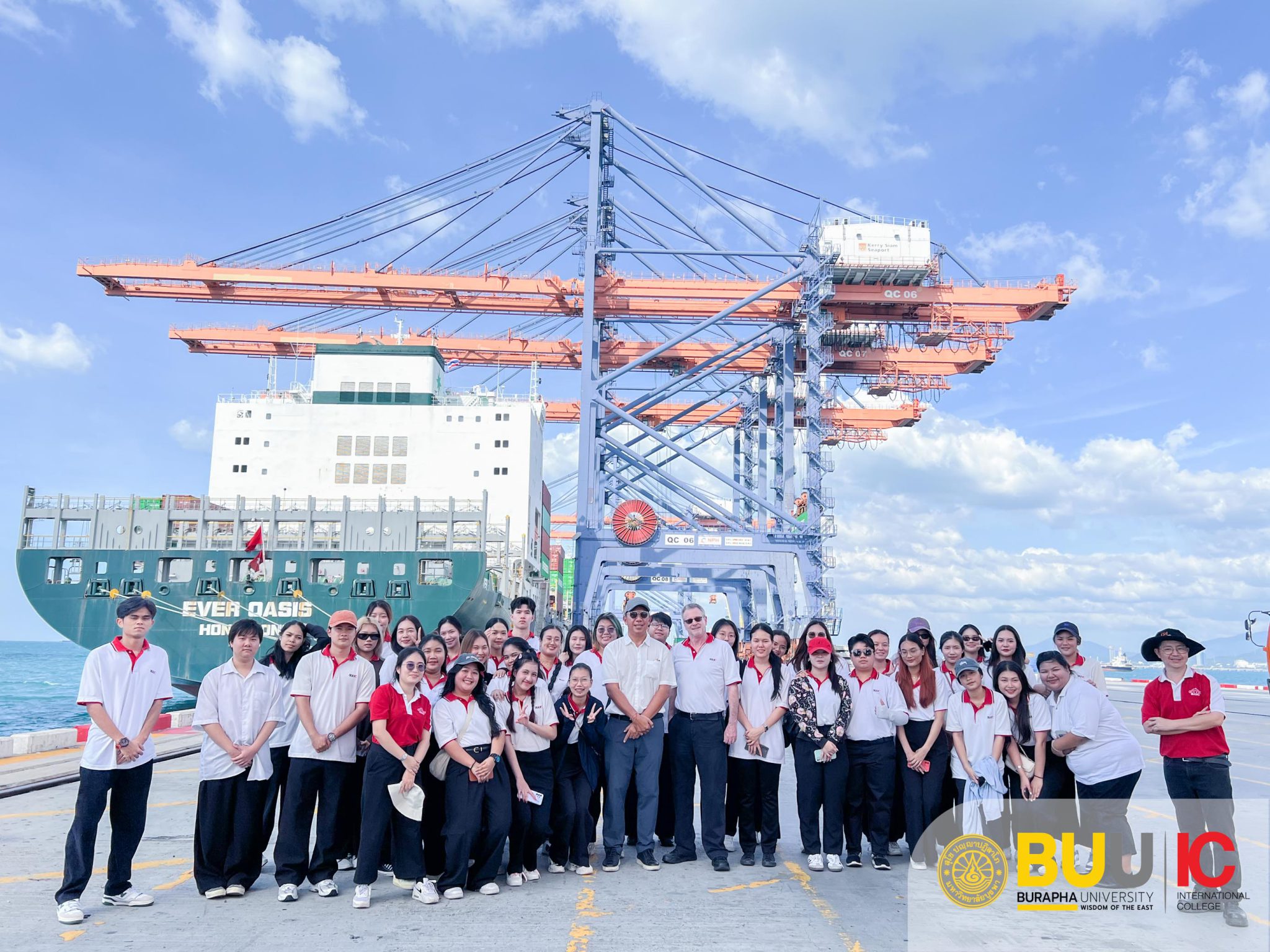 IBM Students Visit Kerry Siam Seaport - BUUIC